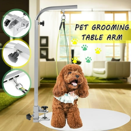 Foldable Pet Dog Grooming Bath Table Adjustable Arm, Pet Beauty Desk ...