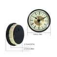 CIYISON 70mm Clock Craft Quartzs Movement Round Clocks Head Roman ... CIYISON 70mm Clock Craft Quartzs Movement Round Clocks Head Roman ...