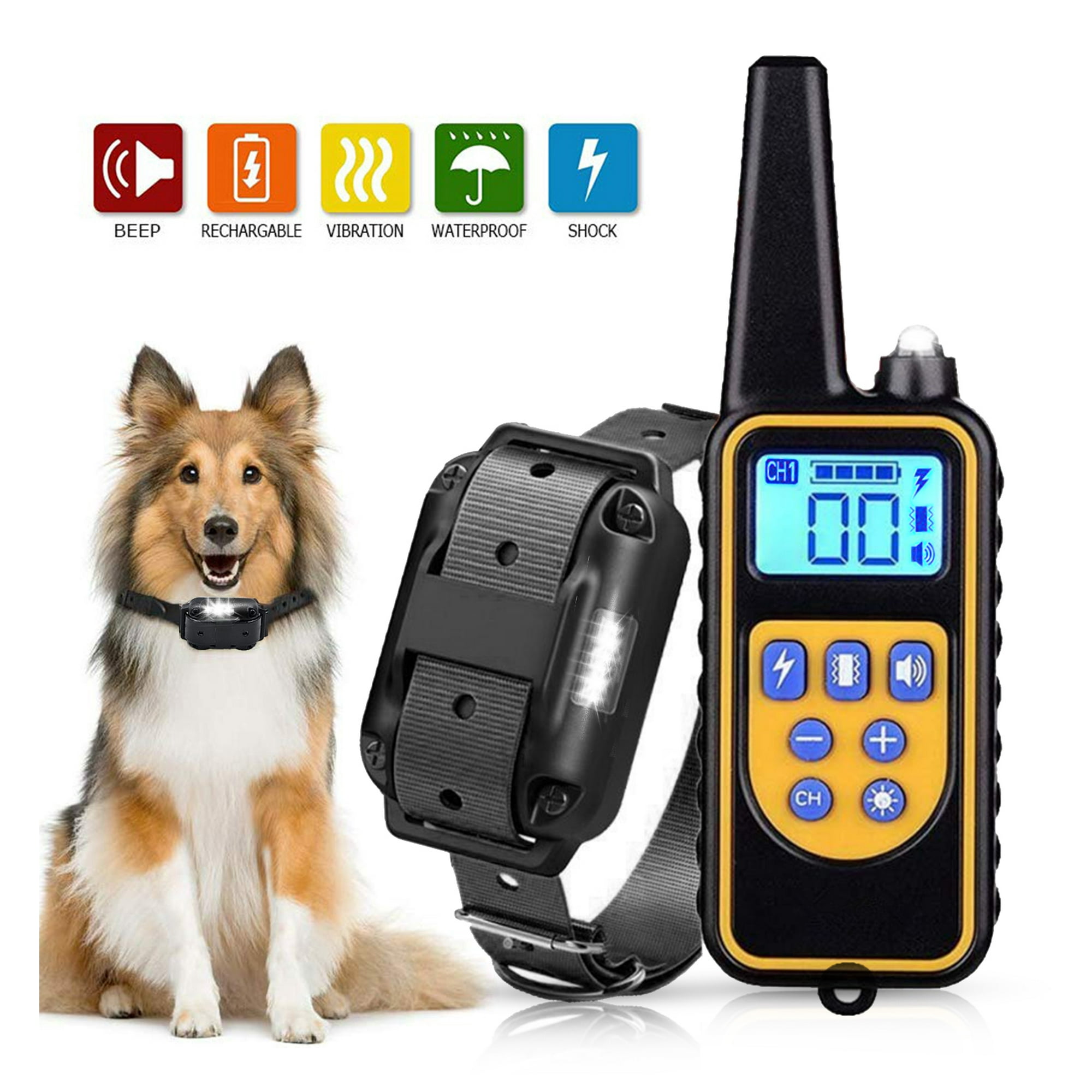 Click here for Anself Dog Training Collar Dog Shock Collar With R... prices