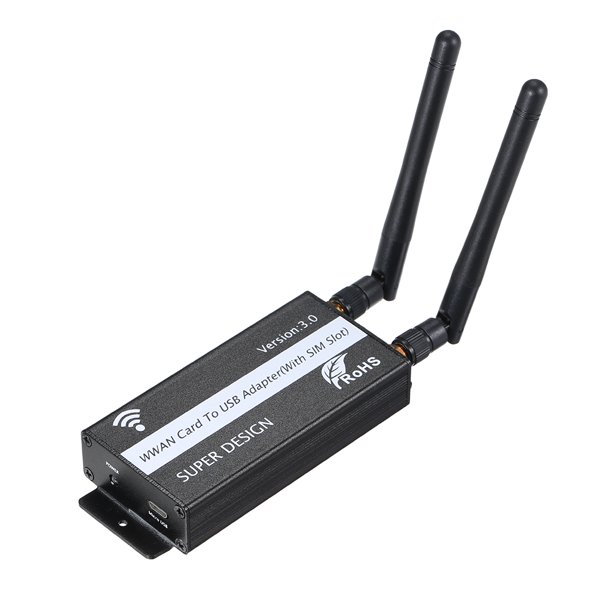 Amdohai WWAN Card to USB Adapter With SIM Card Slot Designed Micro USB ...
