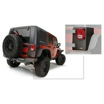 Bushwacker 07-18 Jeep Wrangler Trail Armor Rear Corners - Black ...