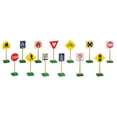 Guidecraft, Wooden Block Play Traffic Signs, 13-piece Set for Kids ...