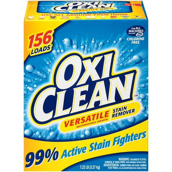 OxiClean Laundry Power Stain Remover, Dye-Free Powder, 7.22 lbs ...