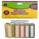 Polka Dots Magnetic Labels - Walmart.com