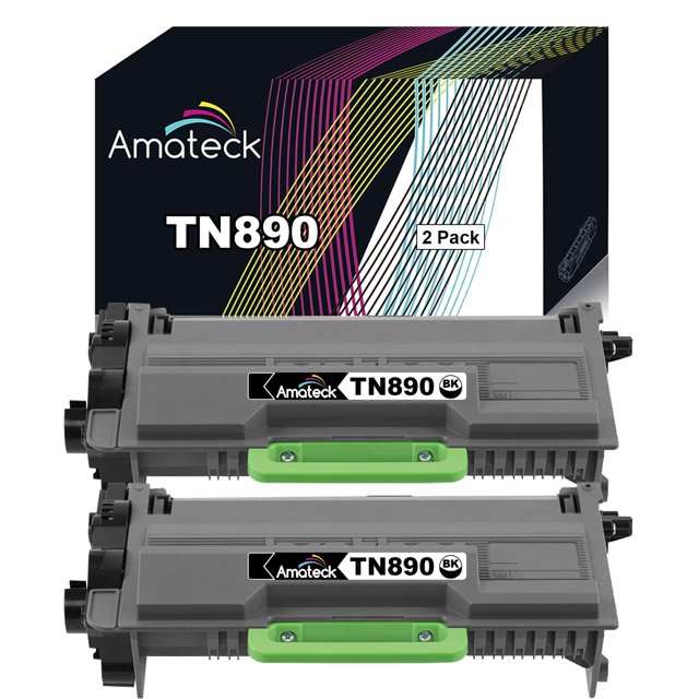 Amateck Compatible Toner Cartridge Replacement for Brother TN890 2 Pack ...