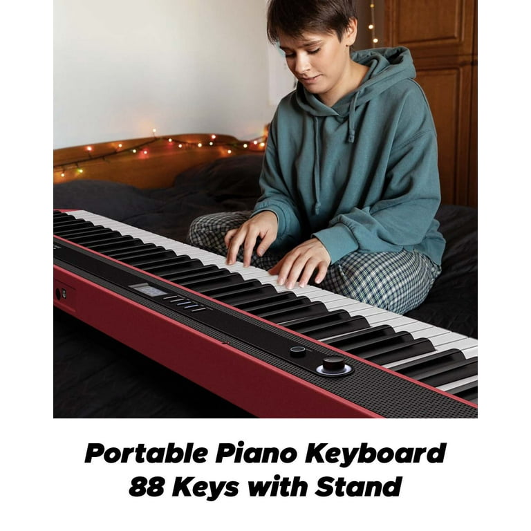 Sek-88a Manual Starfavor 88-Key Portable - Semi-Weighted Keys, Lithium ...