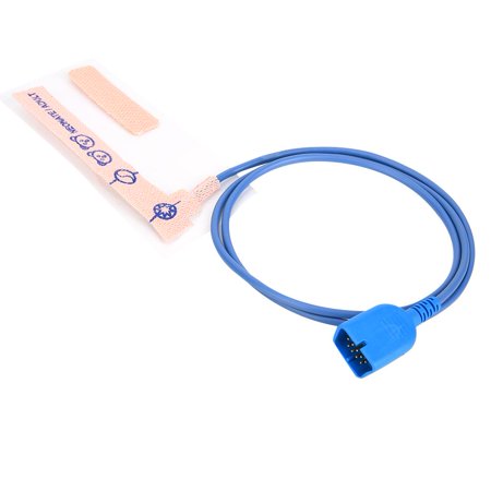 TOPINCN Spo2 Sensor,Disposable Spo2 Sensor, 9 Pin Plug Disposable SpO2 ...