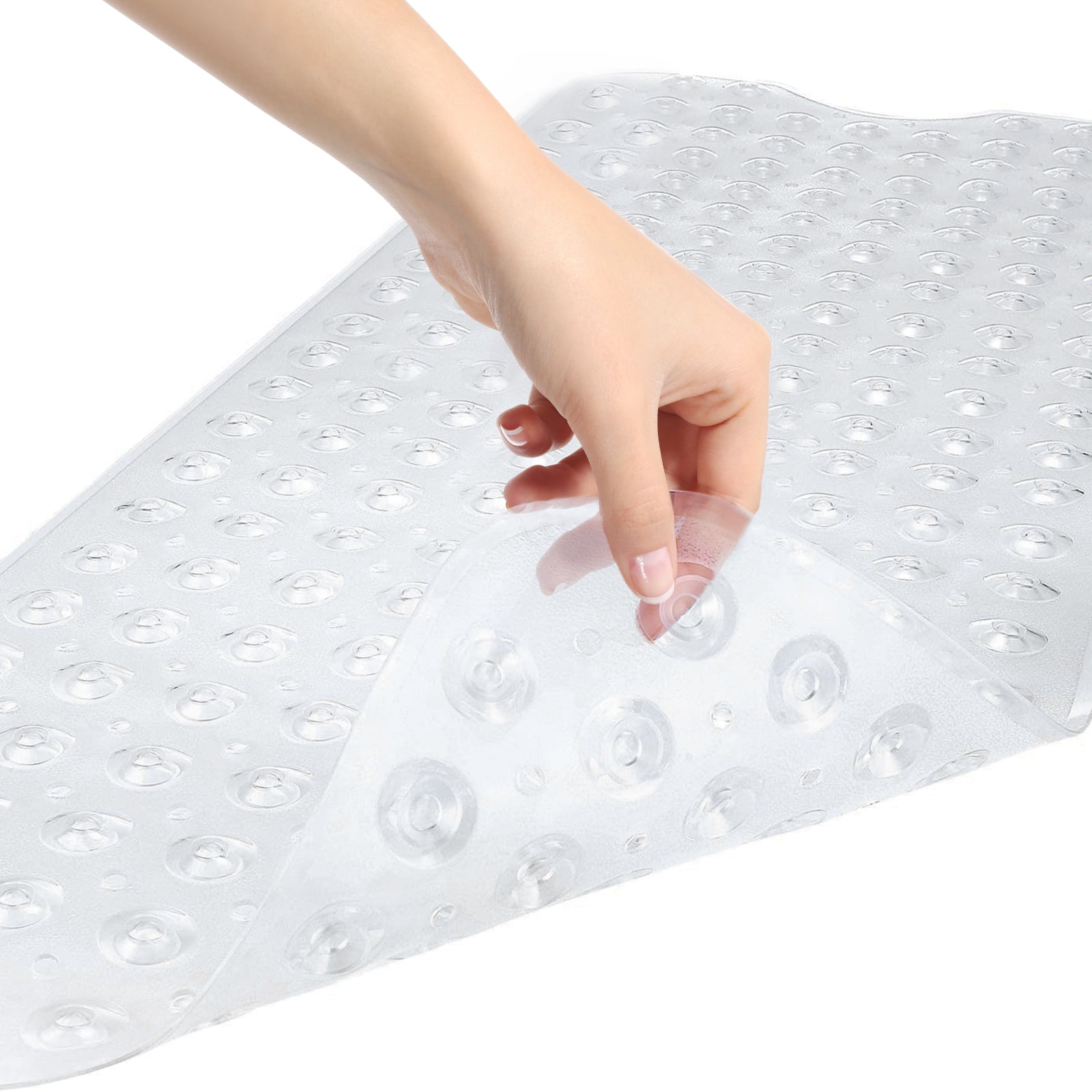 Bathtub Mats for Shower Tub Extra Long Non-Slip Bath Mat, 40 x 16 Inch ...