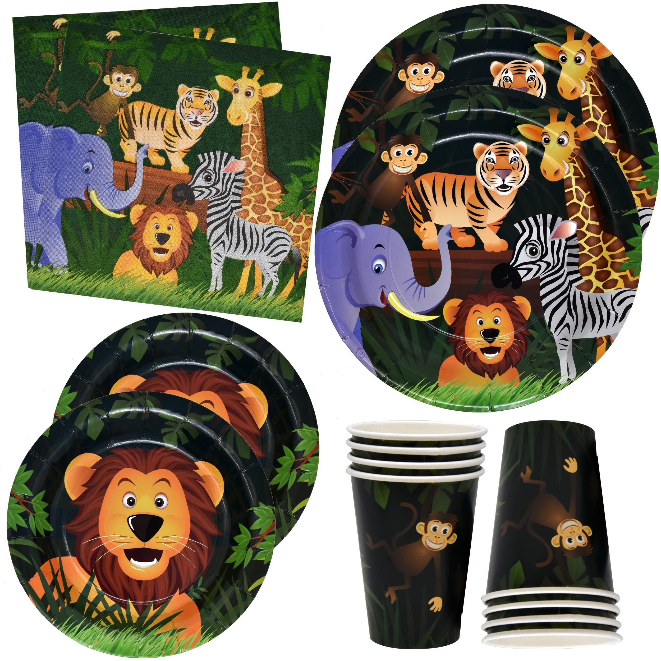 Zoo Jungle Animal Party Plates And Napkins For Safari Birthday Supplies Zoo Jungle Animal Party Plates And Napkins For Safari Birthday Supplies