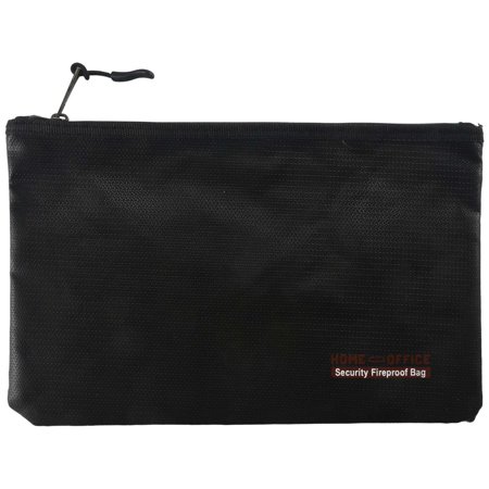Fireproof Money Safe Document Bag. NON-ITCHY Silicone Coated Fire ...