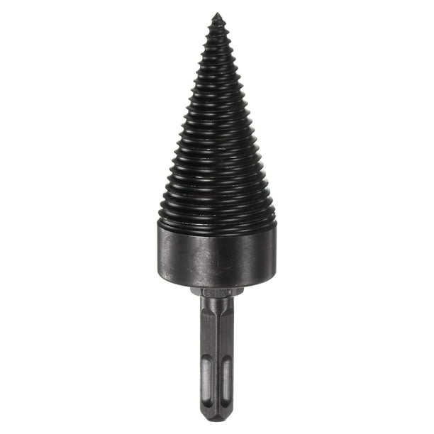 Uxcell Square Shank Firewood Drill Bit Wood Splitter, 42mm Wood Log ...