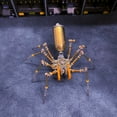 3D Metal Hibernating Venomous Fang Spider B Golden Model Kit, 173PCS ...