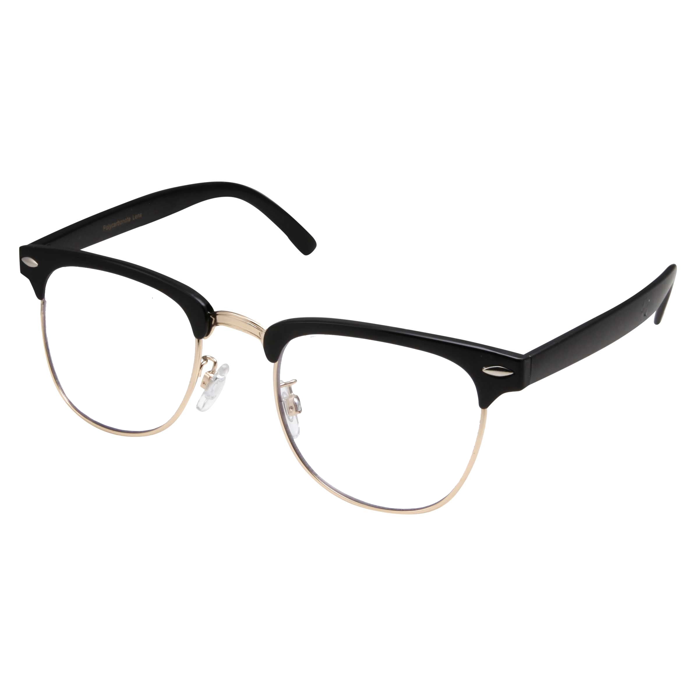 GrinderPUNCH Mens Non Prescription Plastic Lens Non Polarized Clear