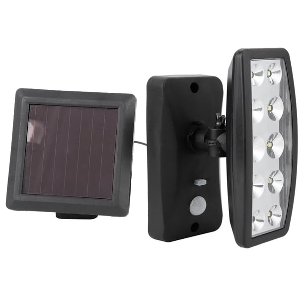 HURRISE Adjustable 10 LED Chips Solar Powered Induction Wall Light ...