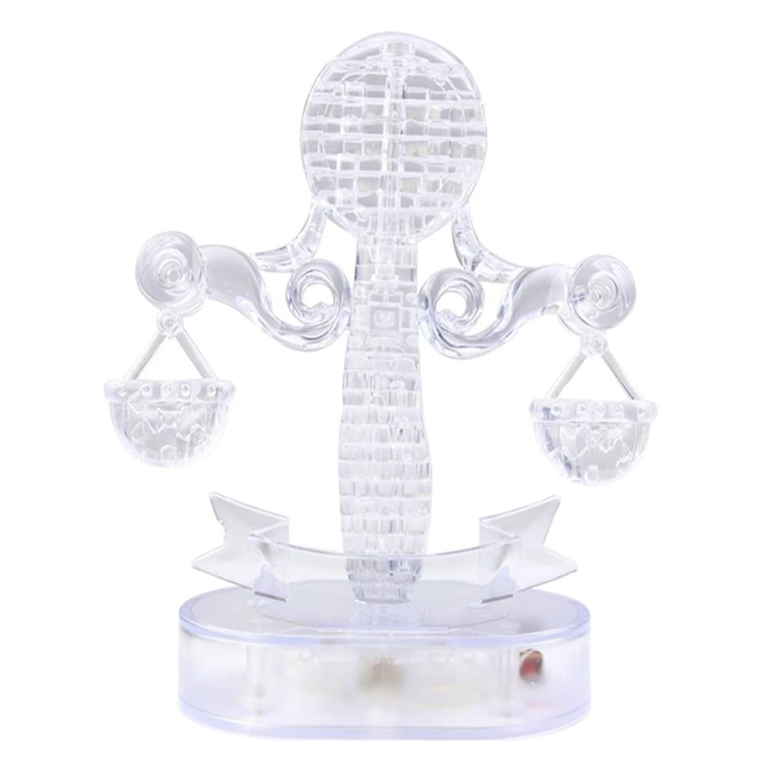 Coolplay 3D Crystal Zodiac Puzzle with Light-Up Base, Libra ...