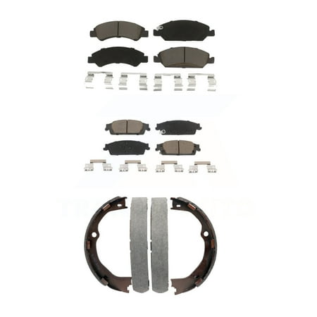Transit Auto - Front Rear Ceramic Brake Pads And Parking Shoes Kit For ...