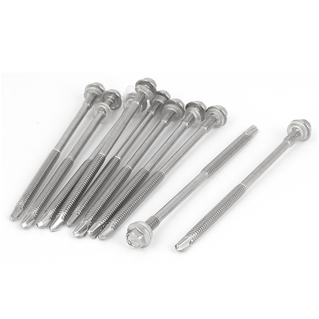 M5 5 X 100mm 12 14 Thread Hex Head Self Tapping Drilling Screws W m5-5-x-100mm-12-14-thread-hex-head-self-tapping-drilling-screws-w