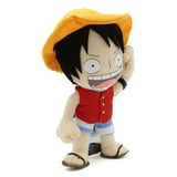 One Piece 10 in. Luffy Cute Anime Plushie Stuffed Animal Toy - Walmart.com