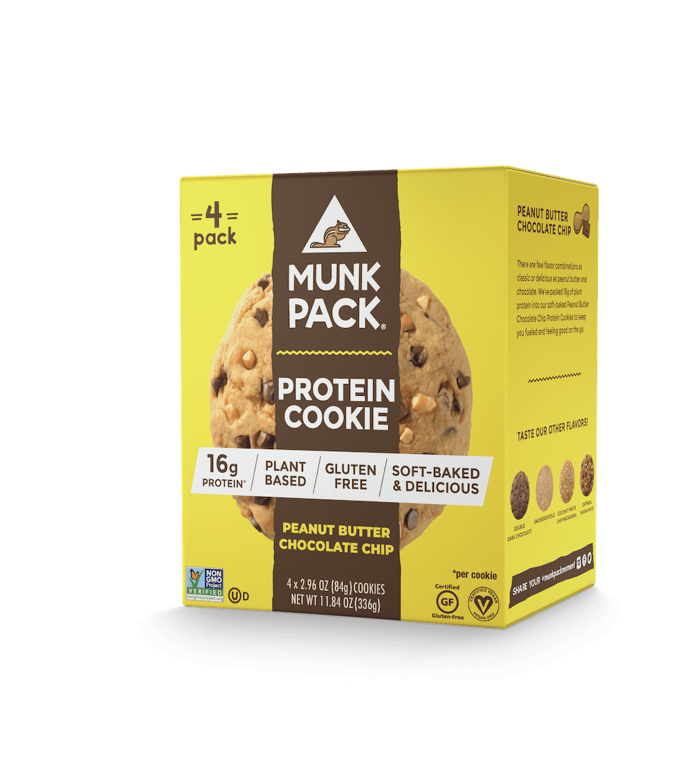 Munk Pack Protein Cookie, Peanut Butter Chocolate Chip, 4 Ct. - Walmart.com