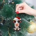 2D Cow Ai Pendant，Cow Figurine Hanging Ornament For Home Farmhouse ...