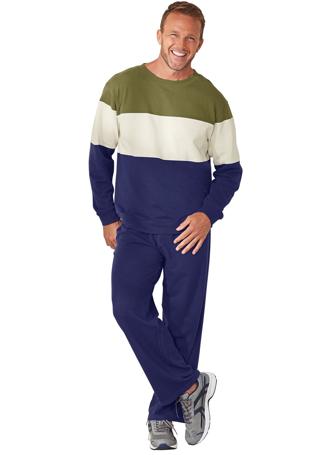 Men's Colorblock Set by Cozee Corner - Walmart.com