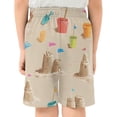 BZSMCE Adjustable Drawstring Casual Shorts With Sand Castle Bucket ...