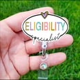 Eligibility Specialist Badge Reel, Eligibility Worker ID Badge Holder ...