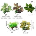 Aquarium Decor Driftwood Plastic Underwater Aquatic Hide Leaves ...