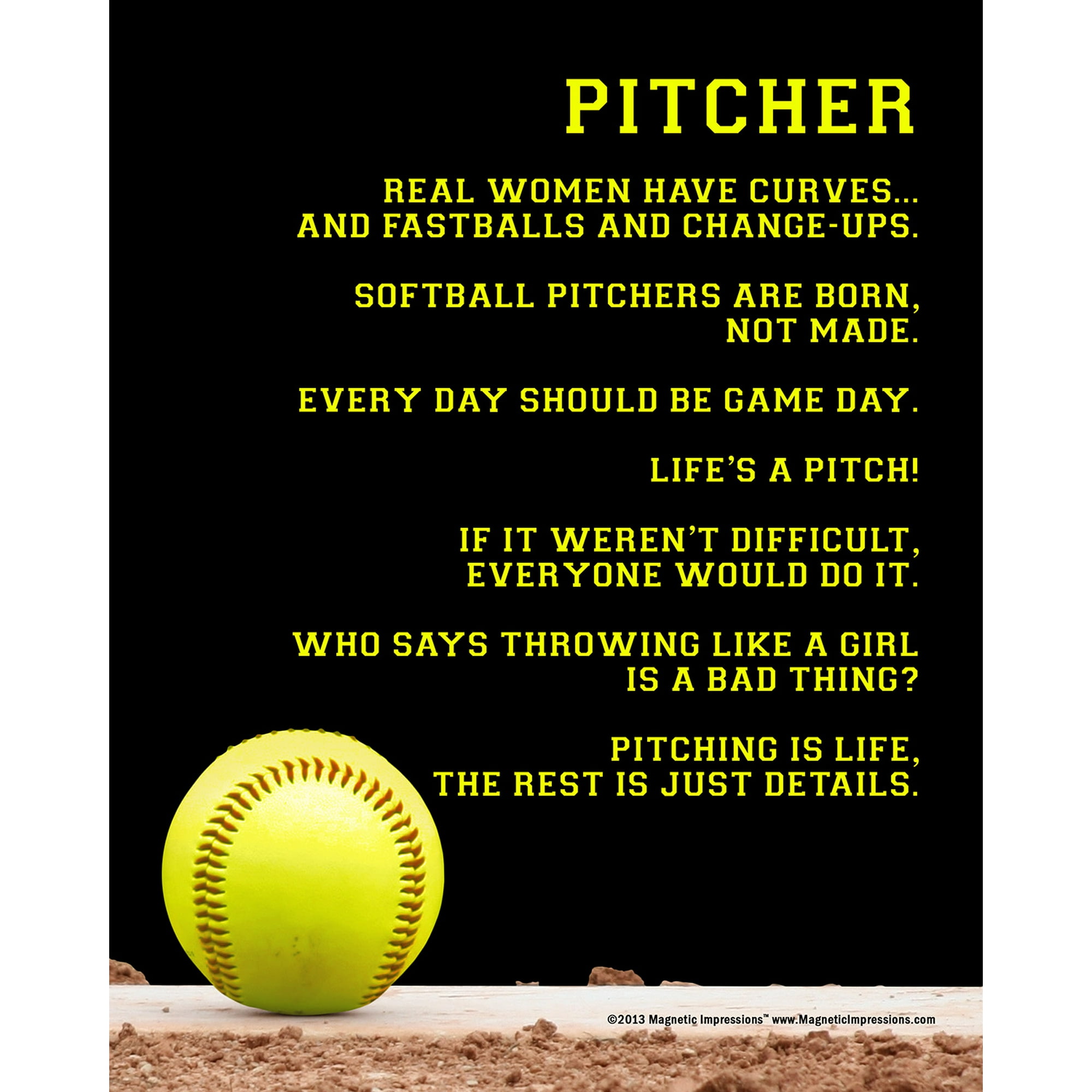 Softball Pitching Quotes Sayings