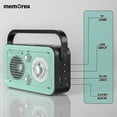 Memorex MX-BR100 | Retro Style Rechargeable AM/FM/Shortwave Radio ...
