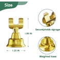 12 Pack Gold Table Card Holders & Place Card Holders – Elegant Table ...