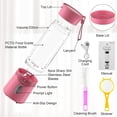 18oz Portable Blender, USB Recharable Personal Size Blenders, Smoothie ...