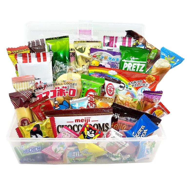 Japanese Candy Japanese Dagashi Candy & Snack Box – 40-Piece Random ...