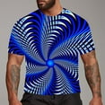 Sngxgn Mens Tee Summer Top Print Vintage Casual Short Sleeve T Shirt