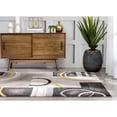 Well Woven Belli Gold Modern Geometric Dots & Boxes Pattern Area Rug ...