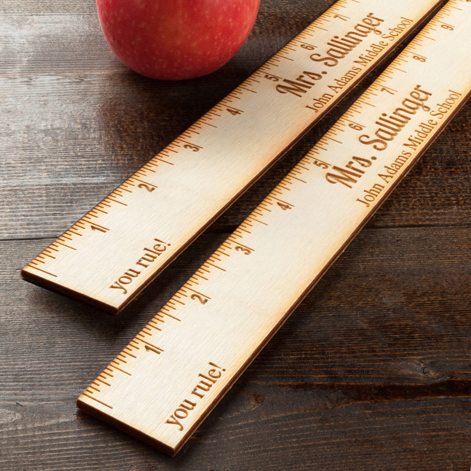 Special Teacher Personalized Wood Ruler - Walmart.com - Walmart.com
