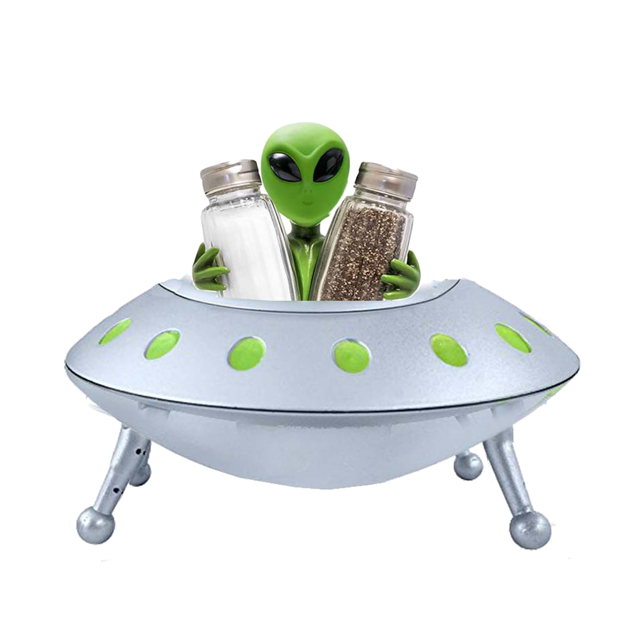 Rivers Edge Products Salt and Pepper Shakers - Aliens - Walmart.com