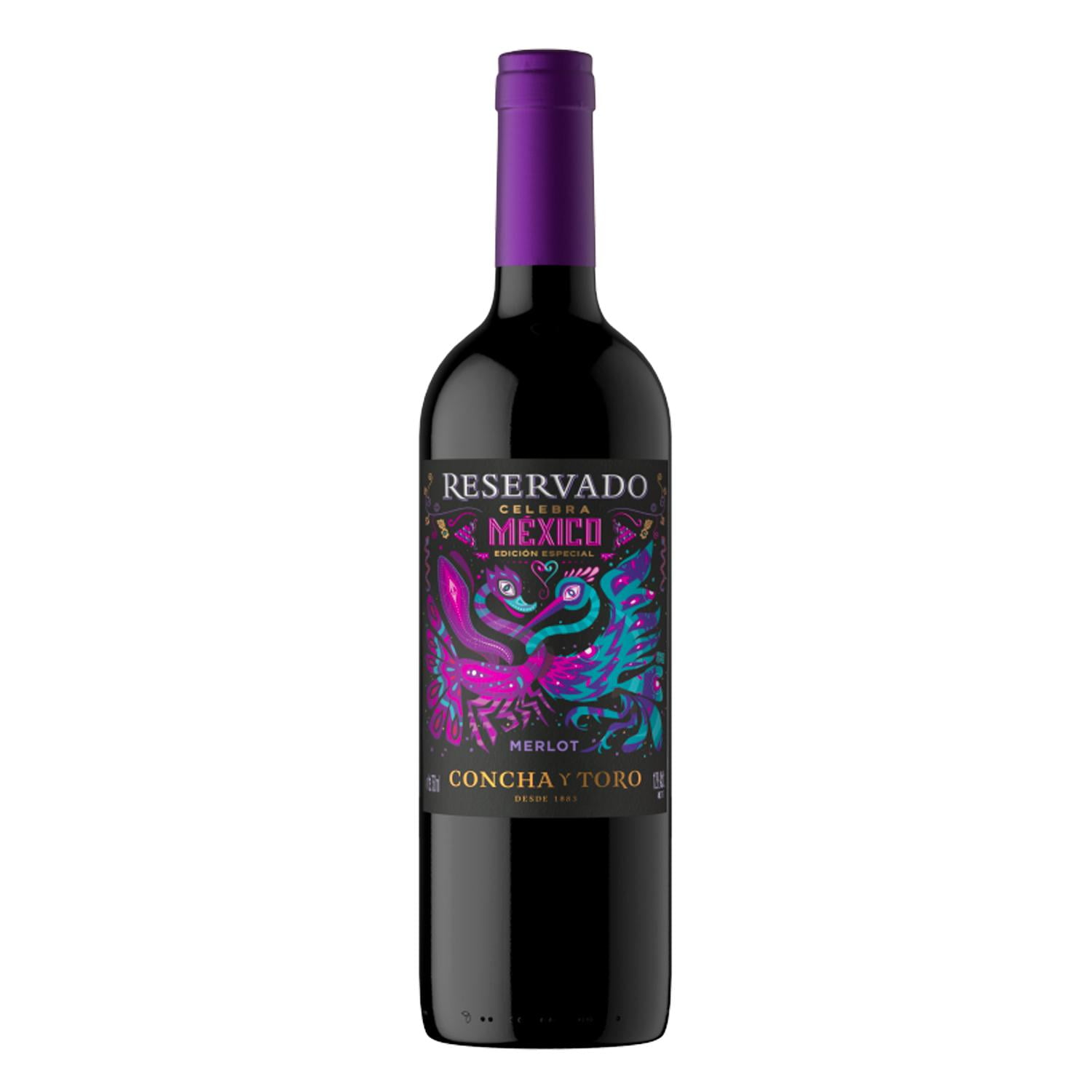 Vino Tinto Reservado Merlot Ed. Alebrijes 750 ml | Walmart en línea