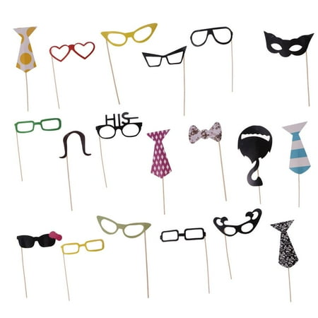 Funny Photo Booth Props - 20 Pieces Photo Props Kits for Wedding ...