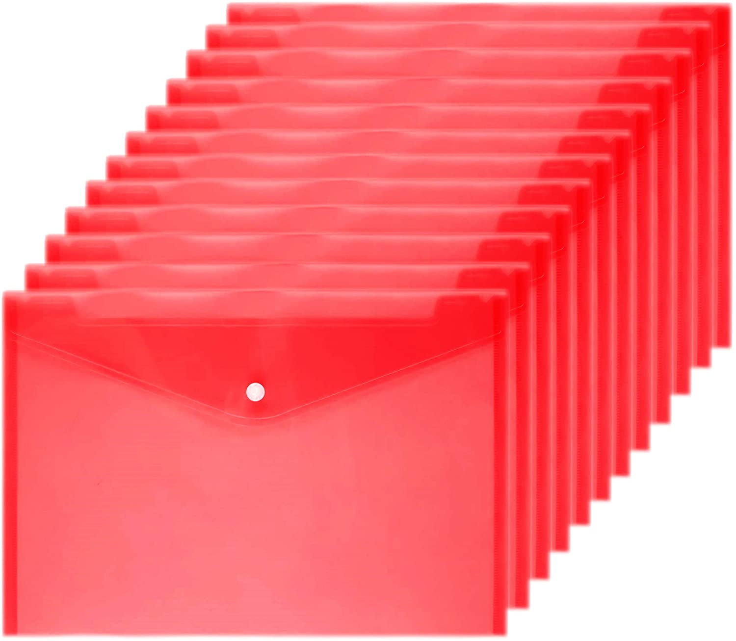 Envelope 12 Pcs Document Envelopes With Snap Button Quality Clear Envelope 12 Pcs Document Envelopes With Snap Button Quality Clear