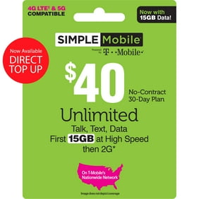 Verizon Prepaid $40 e-PIN Top Up (Email Delivery) - Walmart.com ...