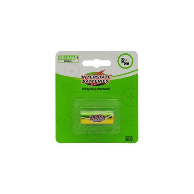 Interstate Batteries 3V 1.55AH CR123A Lithium Battery - Walmart.com