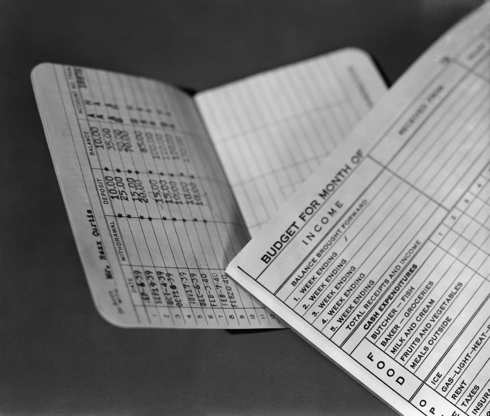 Bank Savings Book And Budget Worksheet History (24 x 18) - Walmart.com