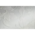 Large Scrolling Leaf White Paintable Wallpaper - Walmart.com