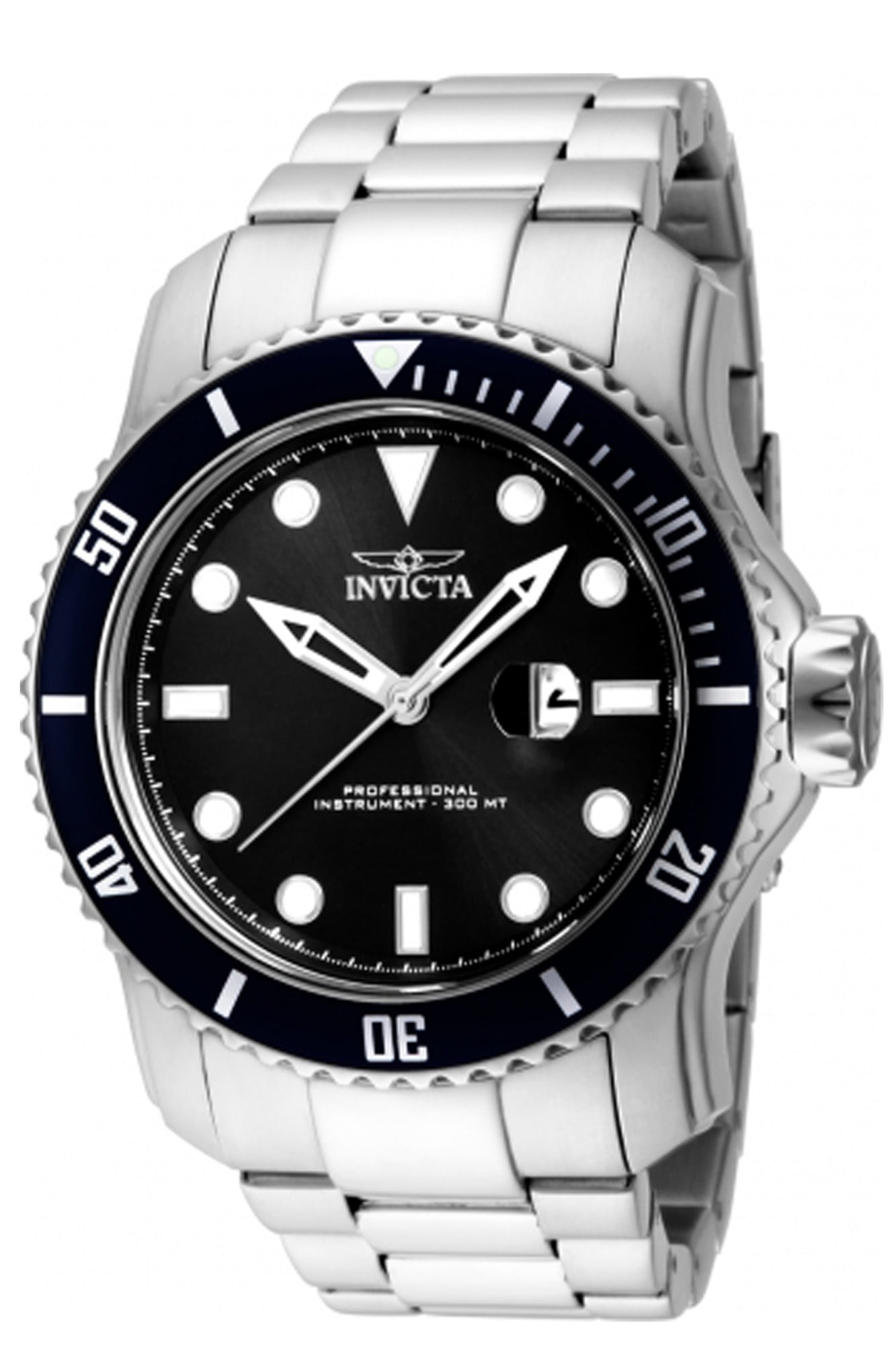 Invicta Men's Pro Diver 15075 Black Stainless-Steel Quartz Diving Watch ...