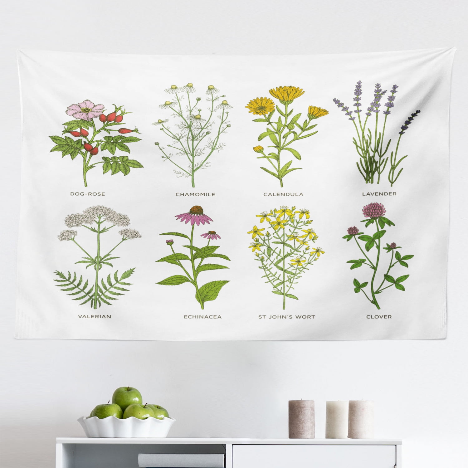 Alien Tapestry, Colorful Pattern of and Spooky Monsters Making Funny ...