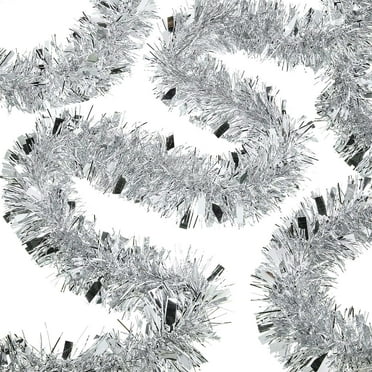 Tissue Paper Tassel Garland, 9ft, Black, White, & Gold, 1ct - Walmart.com