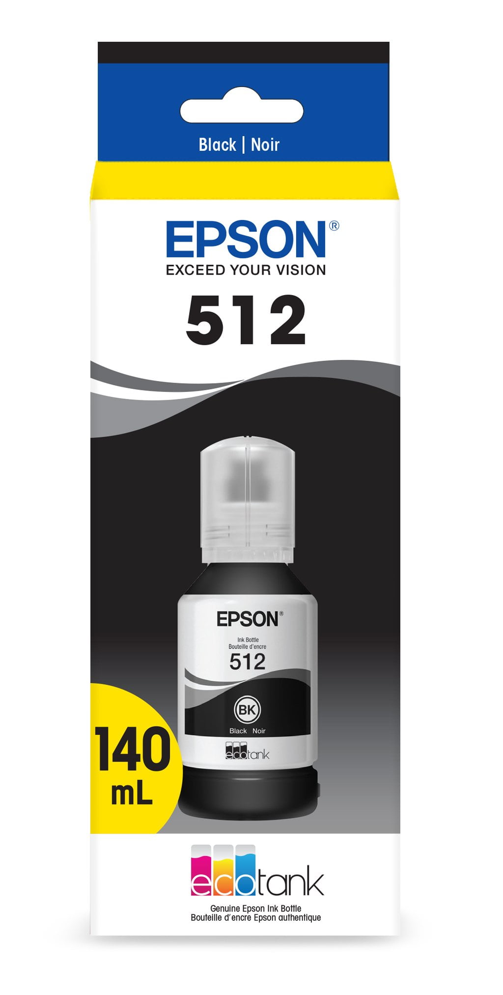 Botella de tinta Epson 512 EcoTank de ultra alta capacidad negra ...