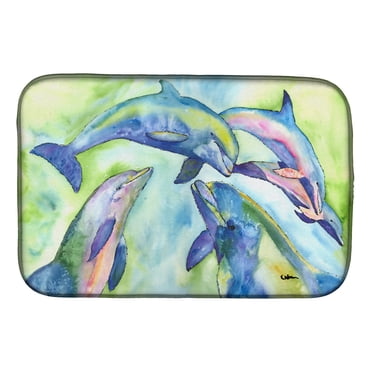 Caroline's Treasures Palm Tree Dish Drying Mat - Walmart.com