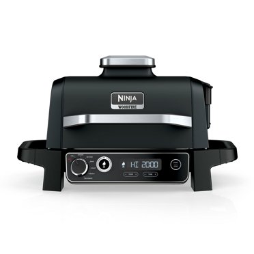 Ninja Woodfire 3-in-1 Outdoor Grill, Master Grill, BBQ Smoker ...